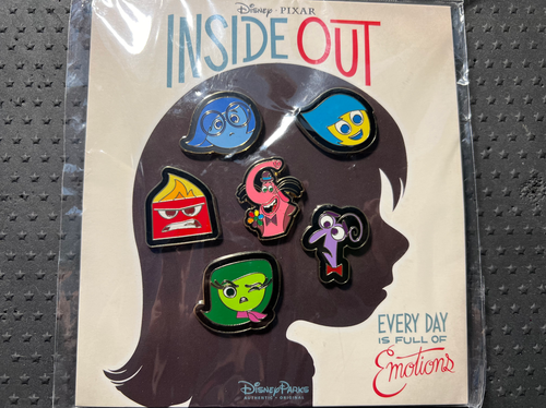 Disney Parks Pixar Inside Out (6) Pin Collection Everyday Is Full Of ...
