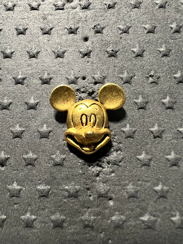 Disney Golden Mickey Mouse Character Head Vintage Pin | Tic Toc Croc Shop