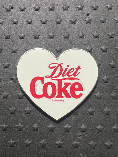 Coca Cola Mystery Collection Diet Coke Heart Logo Pin | Tic Toc Croc Shop