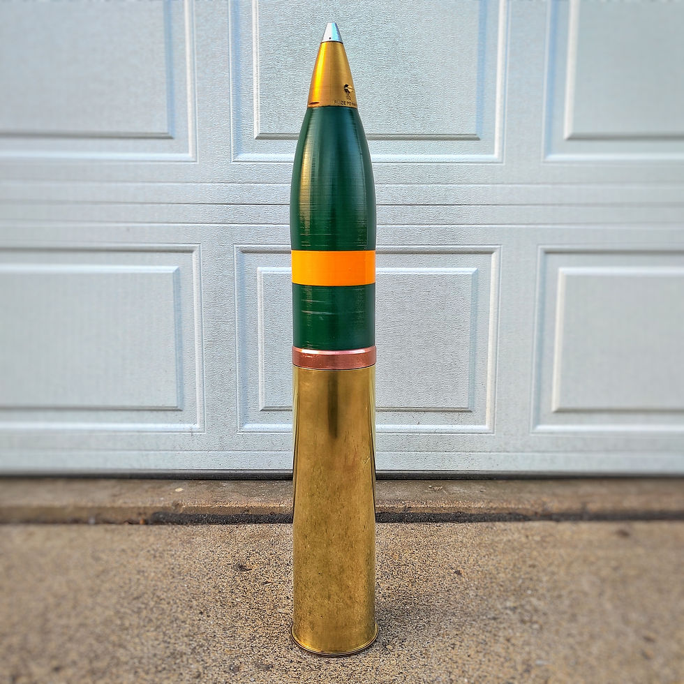 VINTAGE WW2 105MM 1944 Artillery Shell Casing With Plastic Painted ...