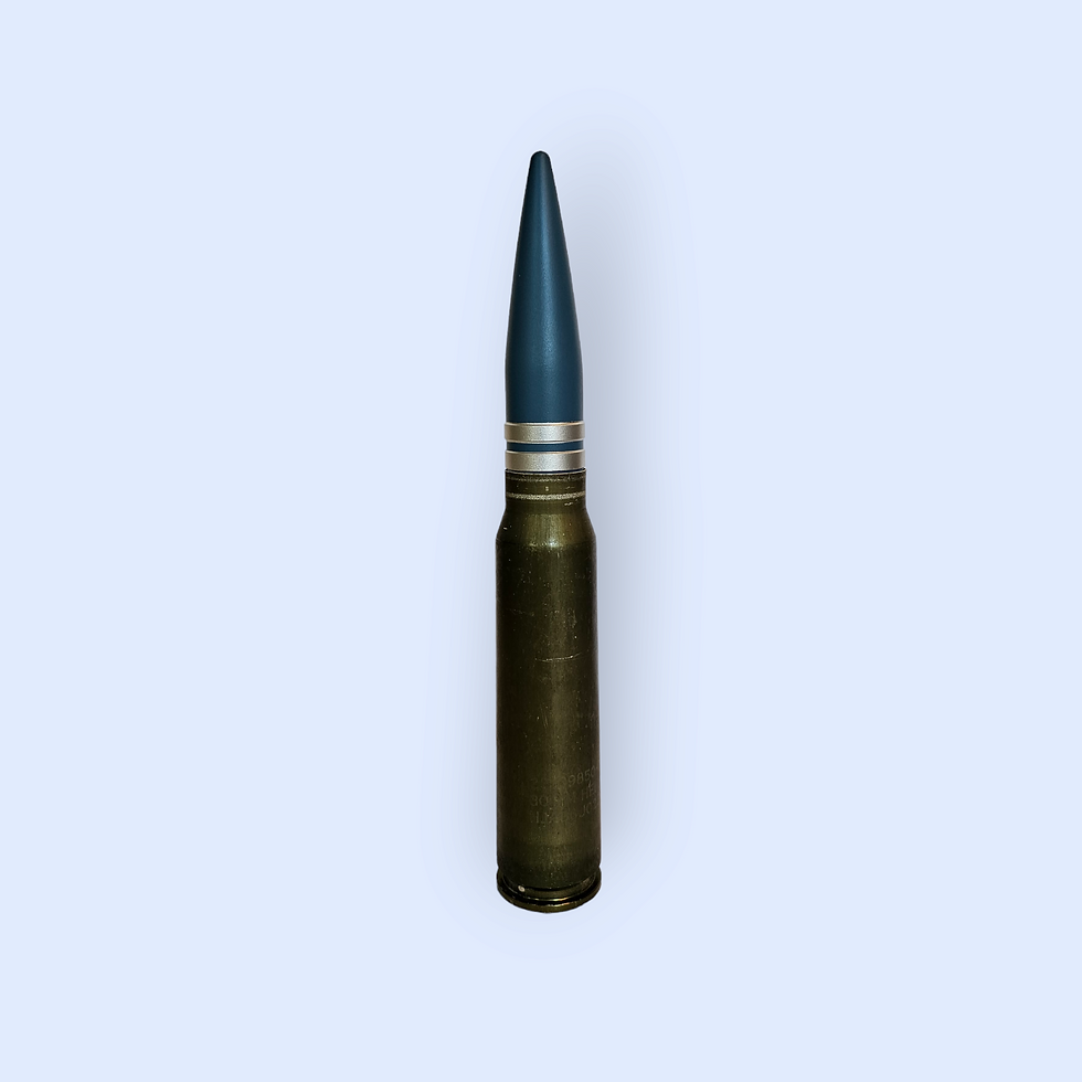 A-10 30mm PGU-15 TP Shell Casing w/METAL projectile, Trench Art - 1 P ...