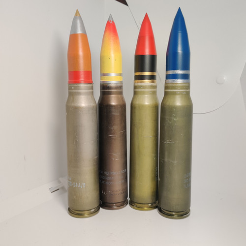 A-10 30mm Shell Casings W/Plastic projectile PGU-13AB/DB, Trench Art ...