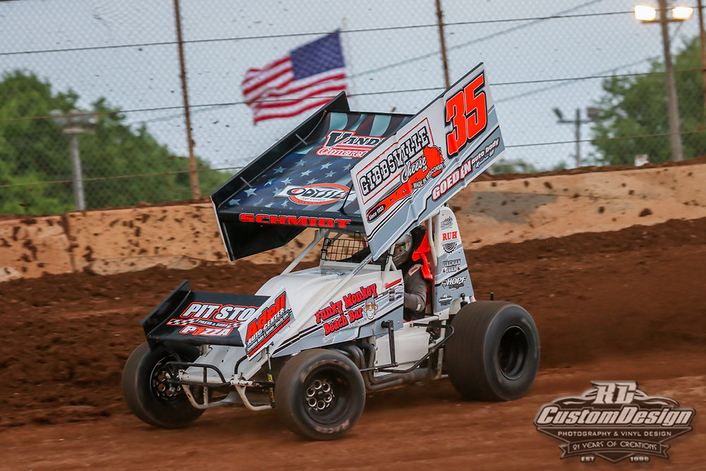 Schmidt secures third 2023 MSA 360 Sprint Car A-main victory