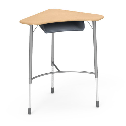 Virco ZUMA Boomerang Desk w/ Book Box | TRADE WEST