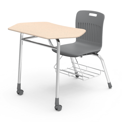 Virco Analogy Student Combo Desk - Mobile | TRADE WEST