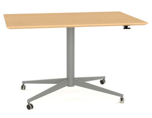 Pneumatic Quick Adjust Sit/Stand Table 30x48 | TRADE WEST