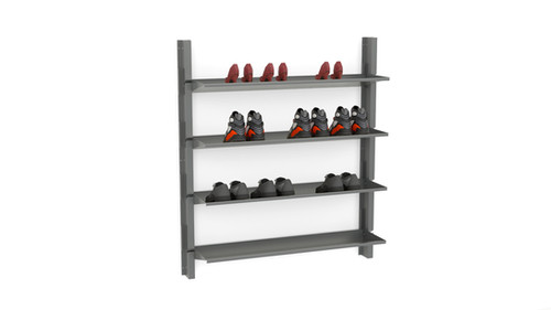 ENERGI™ Wall Mount Boot/Shoe Racks - 48" | TRADE WEST
