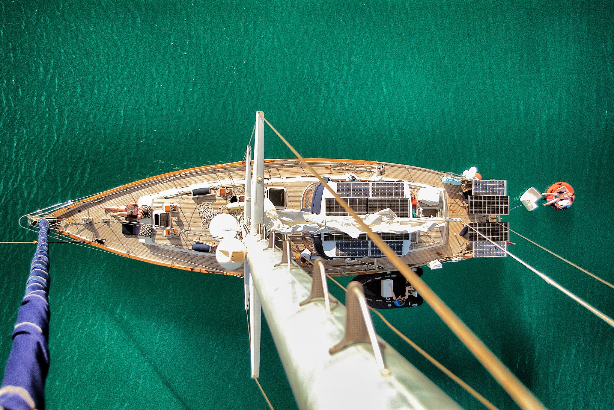 The Dove sailing yacht in the Caribbean