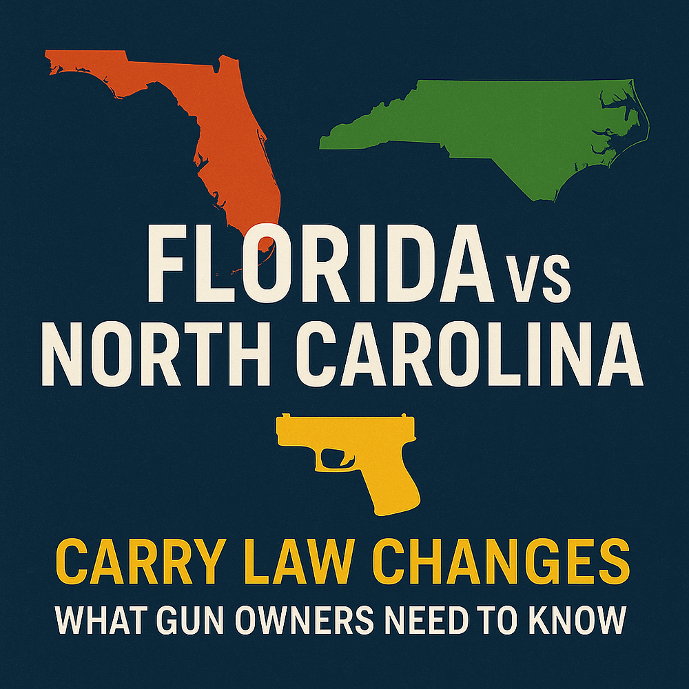Florida & North Carolina Concealed Carry and Open Carry Law Changes ...