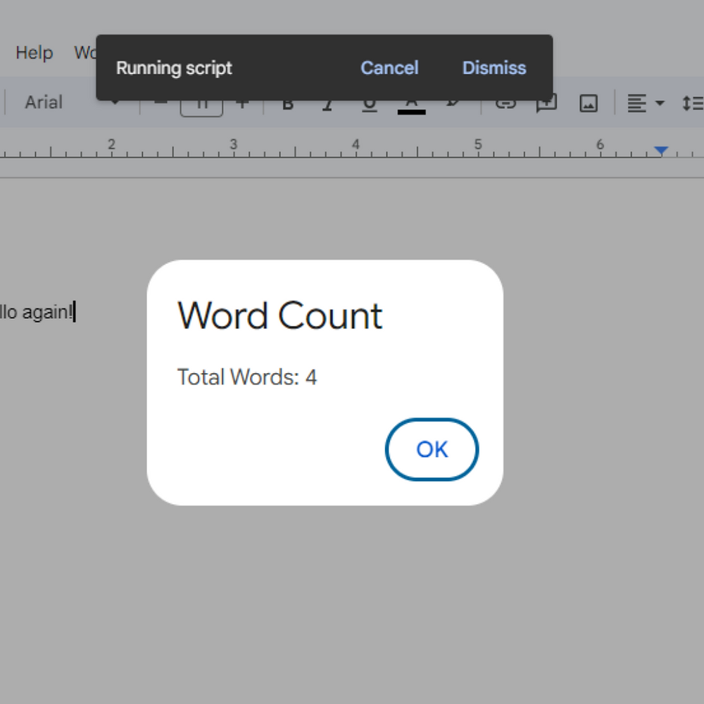 Tutorial: Creating a Simple Word Counter Extension for Google Docs