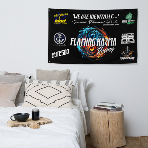 Flaming Karma Racing CEO Flag | xcalracing.com