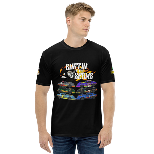 Jaydogg Bustin at the Seams Men's t-shirt (Black) | xcalracing.com