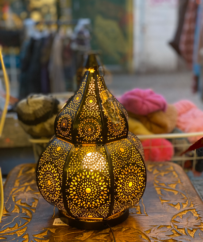 Klassisk marokkansk bordlampe | INDISK EMPORIUM | Bord- og taklamper