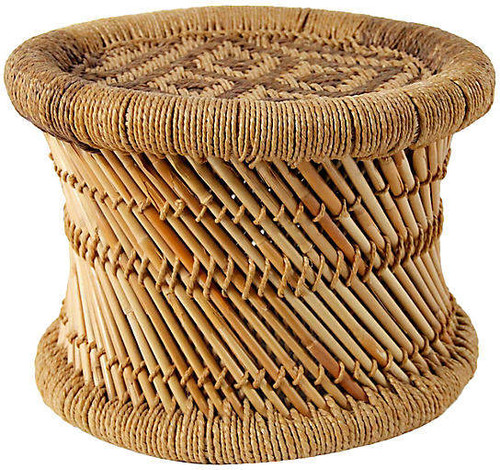 Bamboo & Jute Moora Stool - Mini | INDISK EMPORIUM