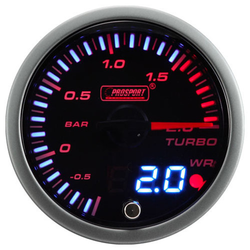 ProSport JDM "Dual Display" Boost Pressure Gauge (60 mm) | Euro 3S ...