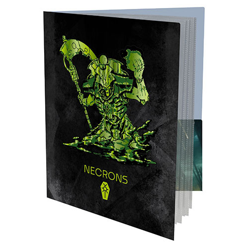 Ultra Pro - Warhammer 40k - Datasheet & Index Card Folio - Necron ...