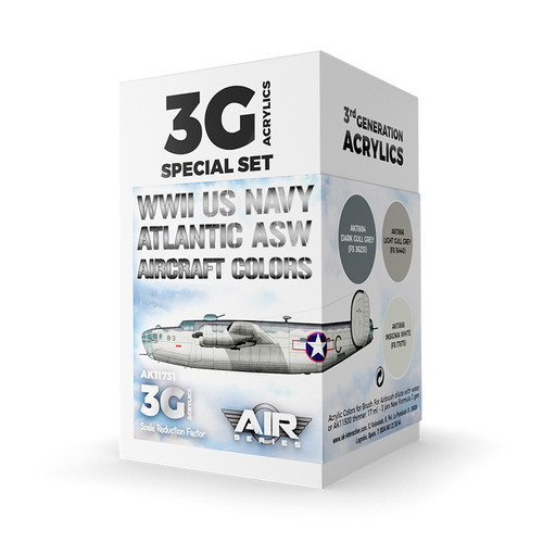 WWIII US Navy ASW Aircraft Colors Set 3rd Gen | Tabletop Republic