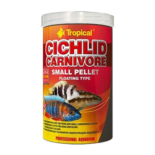 Tropical Cichlid Carnivore Small Pellet 1000Ml | Beta Aqua & Pet