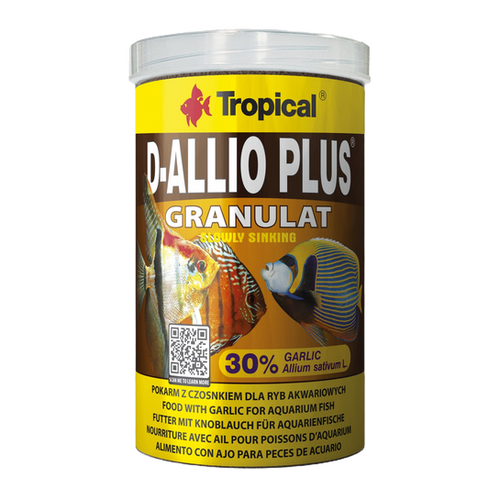 Tropical D-Allio Plus Granulat 1000Ml | Beta Aqua & Pet