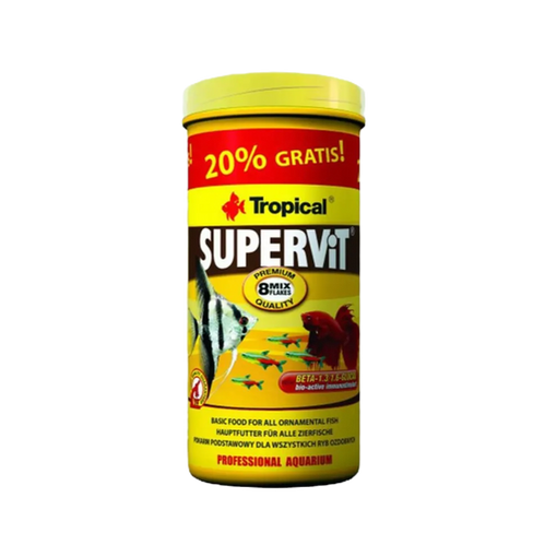 Tropical Supervit Flakes 250Ml + 50Ml | Beta Aqua & Pet