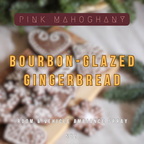 Bourbon-Glazed Gingerbread Room & Vehicle Fragrance Spray | Pink MahogHany