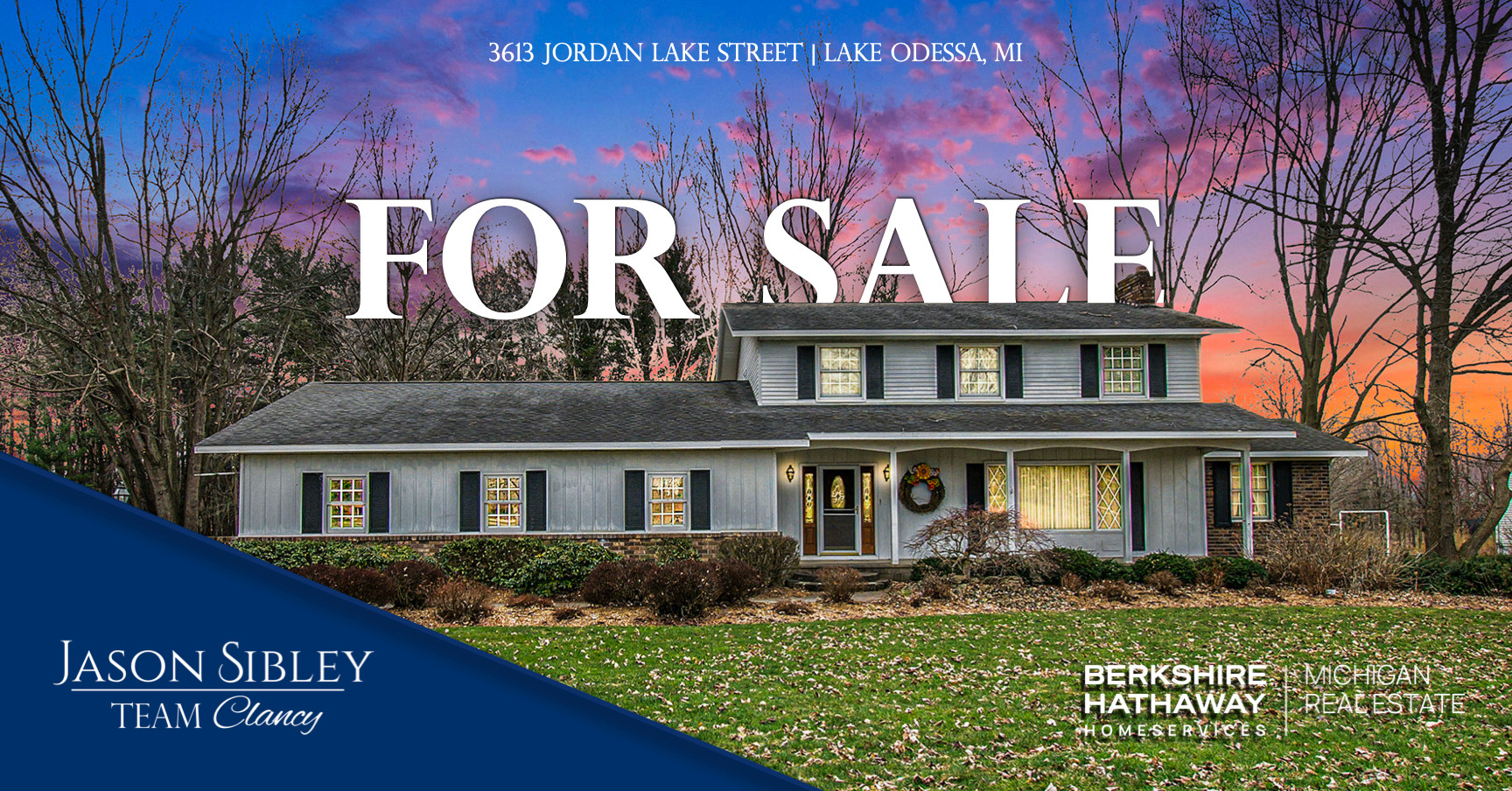 SOLD! 3613 Jordan Lake Street, Lake Odessa, MI 48849 SOLD! 3613 Jordan Lake Street, Lake Odessa, MI 48849