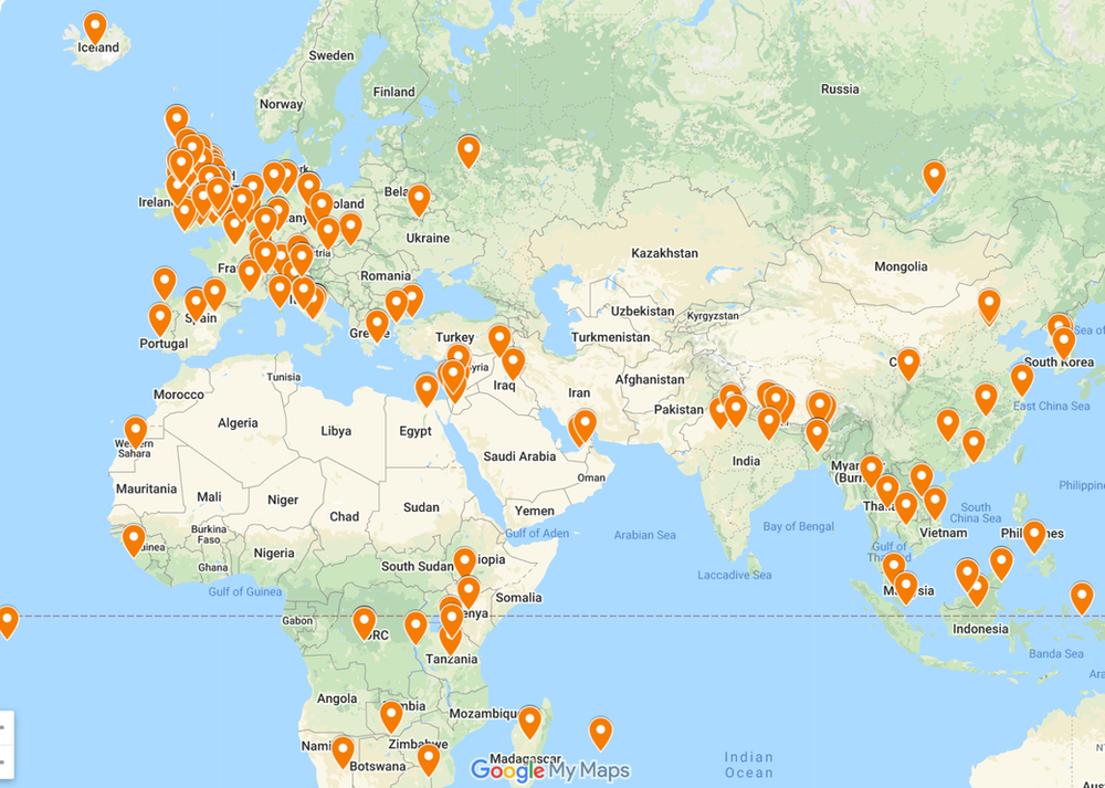 Google Expeditions - World Map