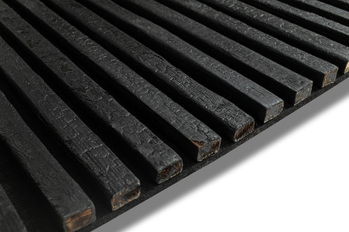 Charcoal Burned Wood Panel | Kuuks