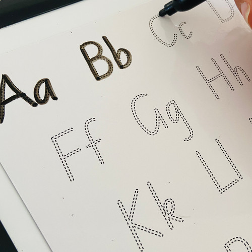 Handwriting letters - NSW / ACT Foundation font | Magnificent Learning