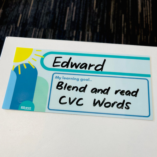 *Edhesive* Calming Arches Learning Goal Desk Plate | Magnificent Learning