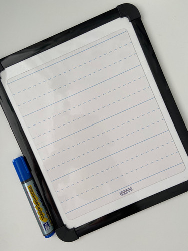 Student whiteboard handwriting lines - Solid, Dash, Dash - Portrait | Magnificent Learning