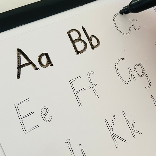 Handwriting letters - SA Beginner font | Magnificent Learning