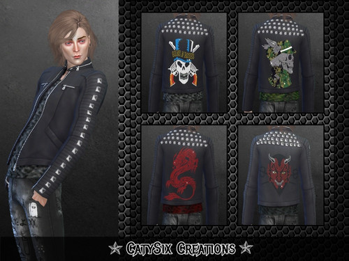 Rocker Jacket / Male Version 2 | sims4