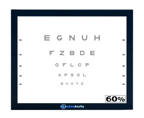All-in-one eSee Digital Acuity Chart - Full | eseeacuity