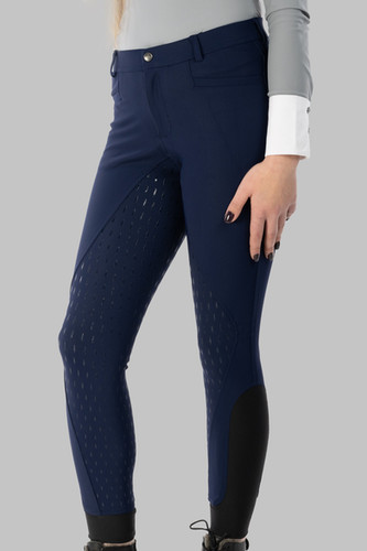 Low-Rise Sportive Breeches in Navy | Aviar Collection