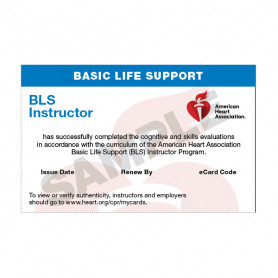 AHA BLS Instructor E-Card | LakeCPR.com