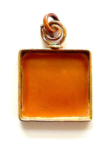 Copper Small Square Pendant | Bohemian Element Mo