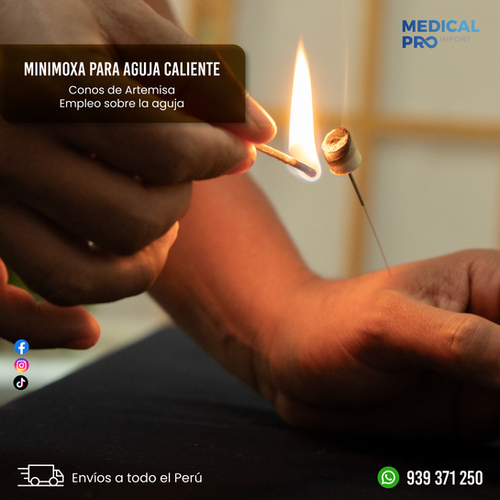 Mini moxas para aguja caliente | Agujasacupunturaperu