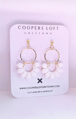 Maeve Half Flower Drop | Cooper's Loft