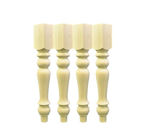 Chunky Farmhouse Dining Table Legs 4" X 4" X 28.5" ( Set of 4 Legs ...
