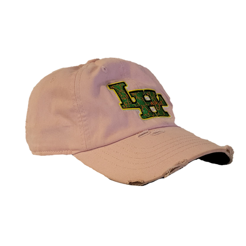Pink Distress LH Hat | Lake Houston Ducks