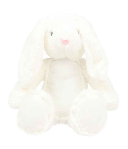 White Bunny Mumbles Print Me Mini Teddy | Landlvinyls