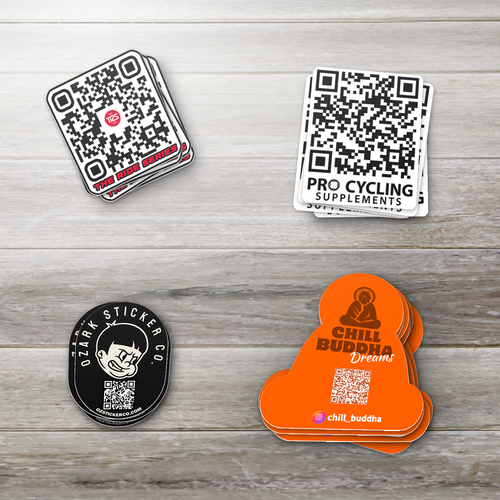 Custom QR Code Stickers | OzarkStickerCompany