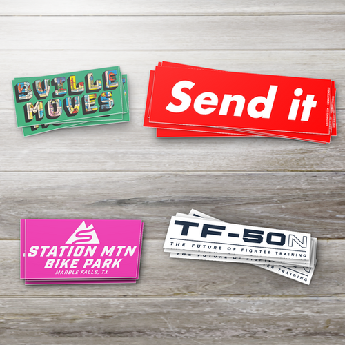 Custom Rectangle Stickers | OzarkStickerCompany