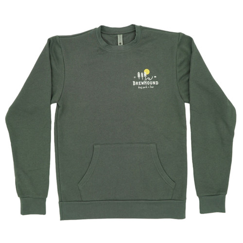 Brewhound Dog Park + Bar Pocket Sun Logo Sweatshirt | BrewHound Dog Park