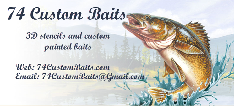 74custombaits 3d Printed Stencils | 74 Custom Baits