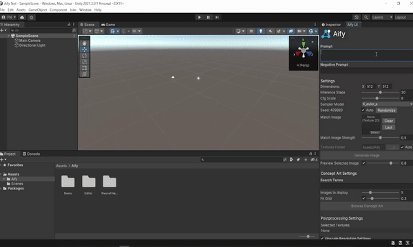 Aify - Text to Image Utility [Editor Extension] - Community Showcases ...