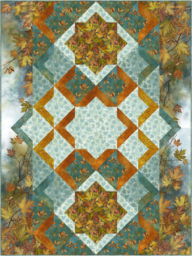 Windswept, size: 60" x 80" | QuiltFOX Design