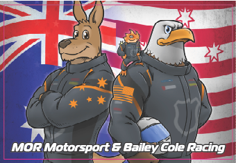 BCR X MOR Animal Instinct Sticker | Bailey Cole Racing