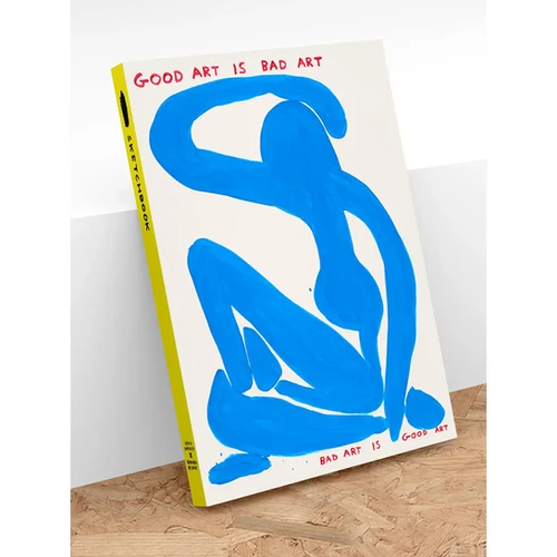 David Shrigley A5 Notebook "Good Art Is Bad" | makeheadsturn
